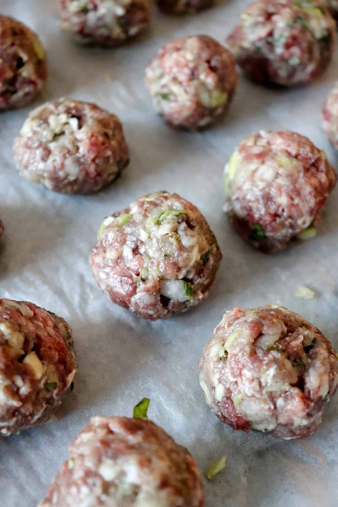 Juicy Baked AIP Beef Meatballs (paleo, grain-free) • Heal Me Delicious