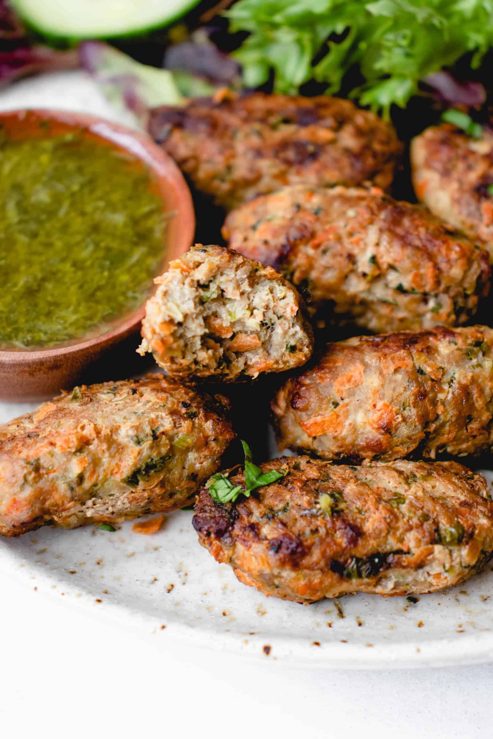 Ginger-Cilantro Pork Meatballs (AIP, paleo) • Heal Me Delicious