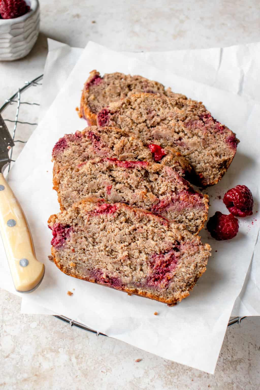 Moist Gluten-free Lemon Raspberry Bread (AIP) • Heal Me Delicious
