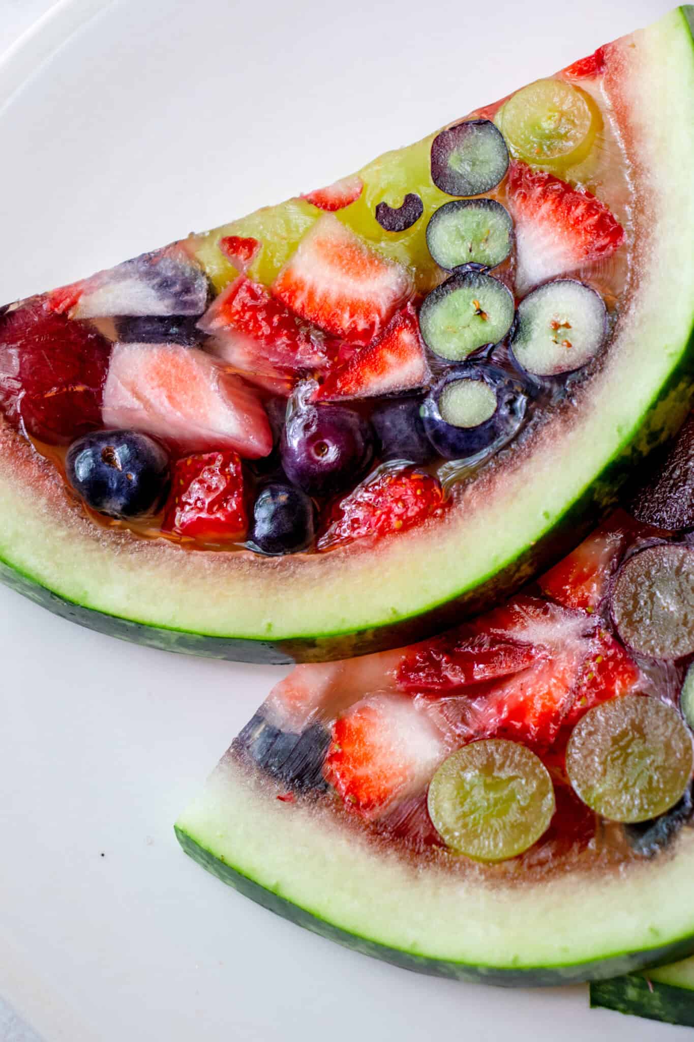 Watermelon Fruit Jello (Dye-free, Sugar-free) • Heal Me Delicious