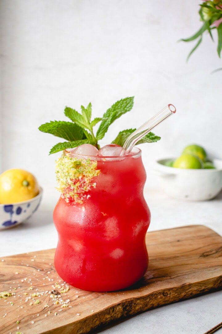 10 Min Homemade Watermelon Electrolyte Drink without Sugar • Heal Me ...